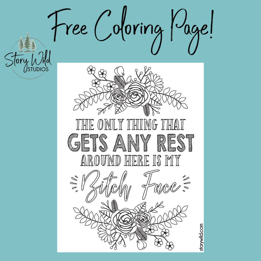 rest coloring pages