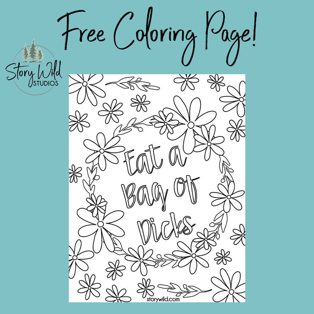 coloring pages bag